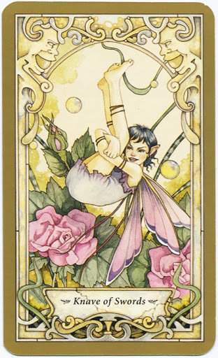 Lá Knave of Swords - Mystic Faerie Tarot 2026