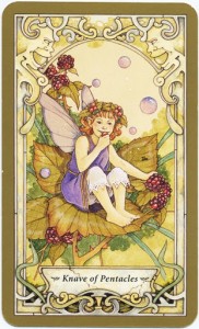Lá Knave of Pentacles - Mystic Faerie Tarot 2026