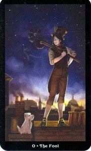 Ý nghĩa lá 0 - The Fool trong bộ Steampunk Tarot