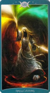 Lá VIII. Spellcasting trong bộ Book of Shadows Tarot - As Above