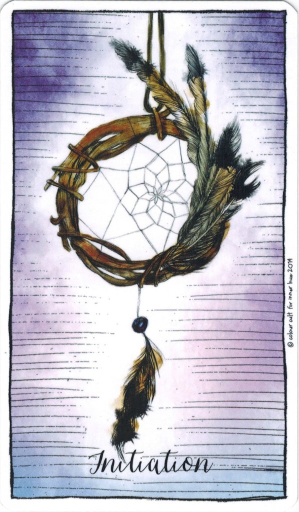 Lá Initiation trong bộ Connected & Free - The Alchemist's Oracle