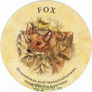Ý nghĩa lá Fox trong bộ bài Tea Leaf Fortune Cards